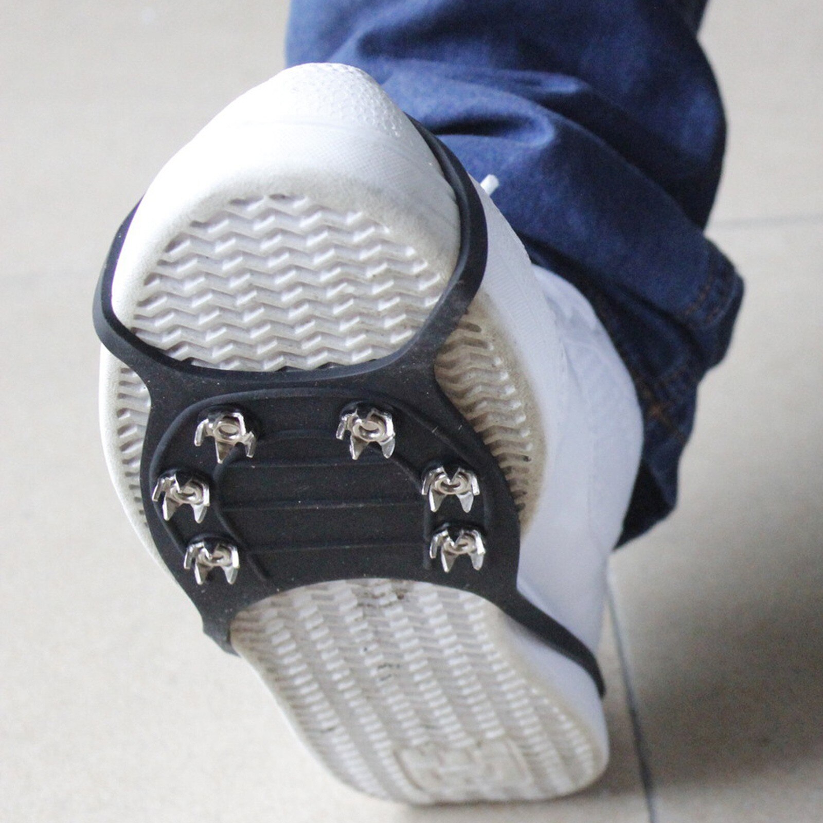 1 Pair 6 Teeth Anti-slip Climbing Crampons Ice Sno... – Grandado