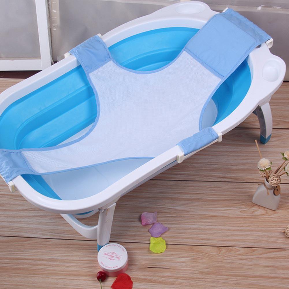 Adjustable Baby Bathtub Mesh Bed Seat Bathing Safe... – Vicedeal