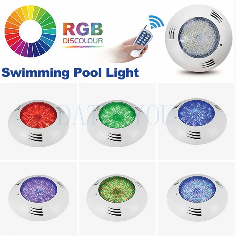 DC/AC12v /24v 12w RGB Underwater Light LED Swimmin... – Grandado
