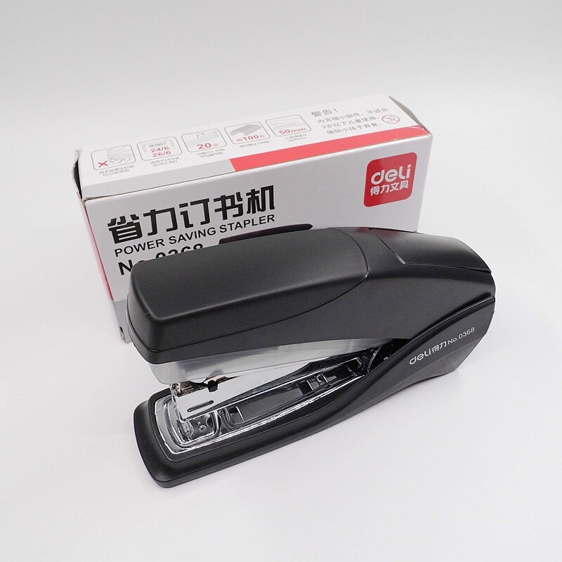 [Deli] Power Saving Stapler Use For 24/6 26/6 Stap... – Grandado