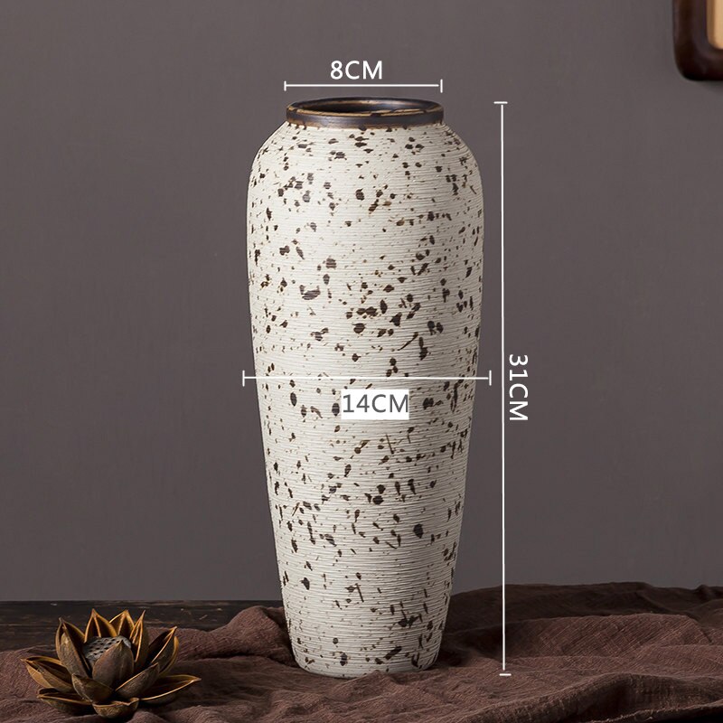 Classic Ceramics Vases Floor Vase Mottled Texture ... – Grandado