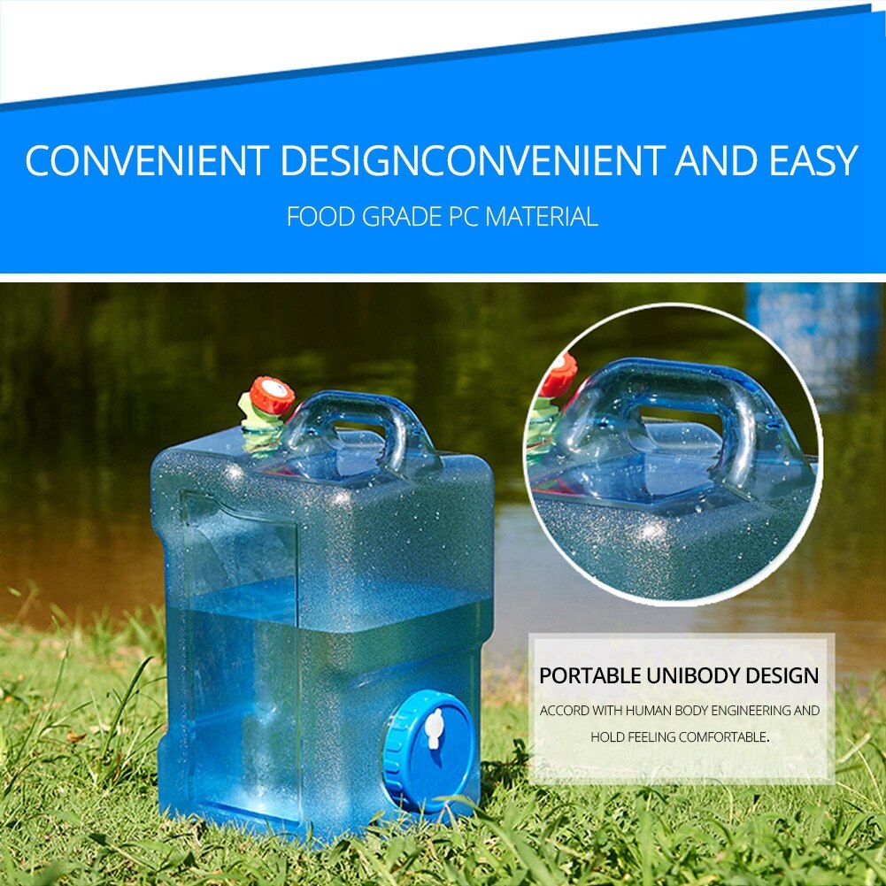 5L Water Tank Car Bucket Food Grade Car Water Cont... – Grandado