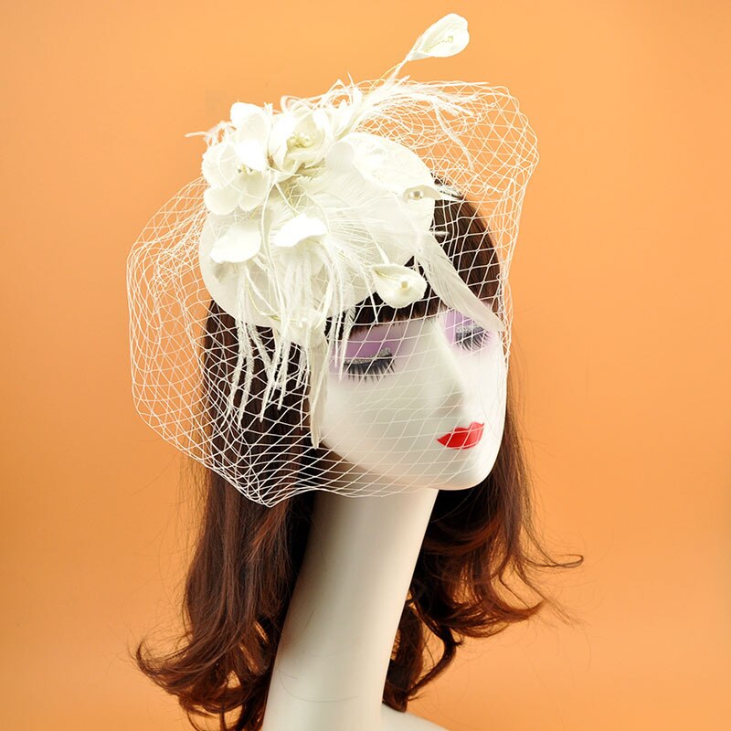 Wedding Bridal Hoeden Fascinators hoofddeksel part... – Grandado