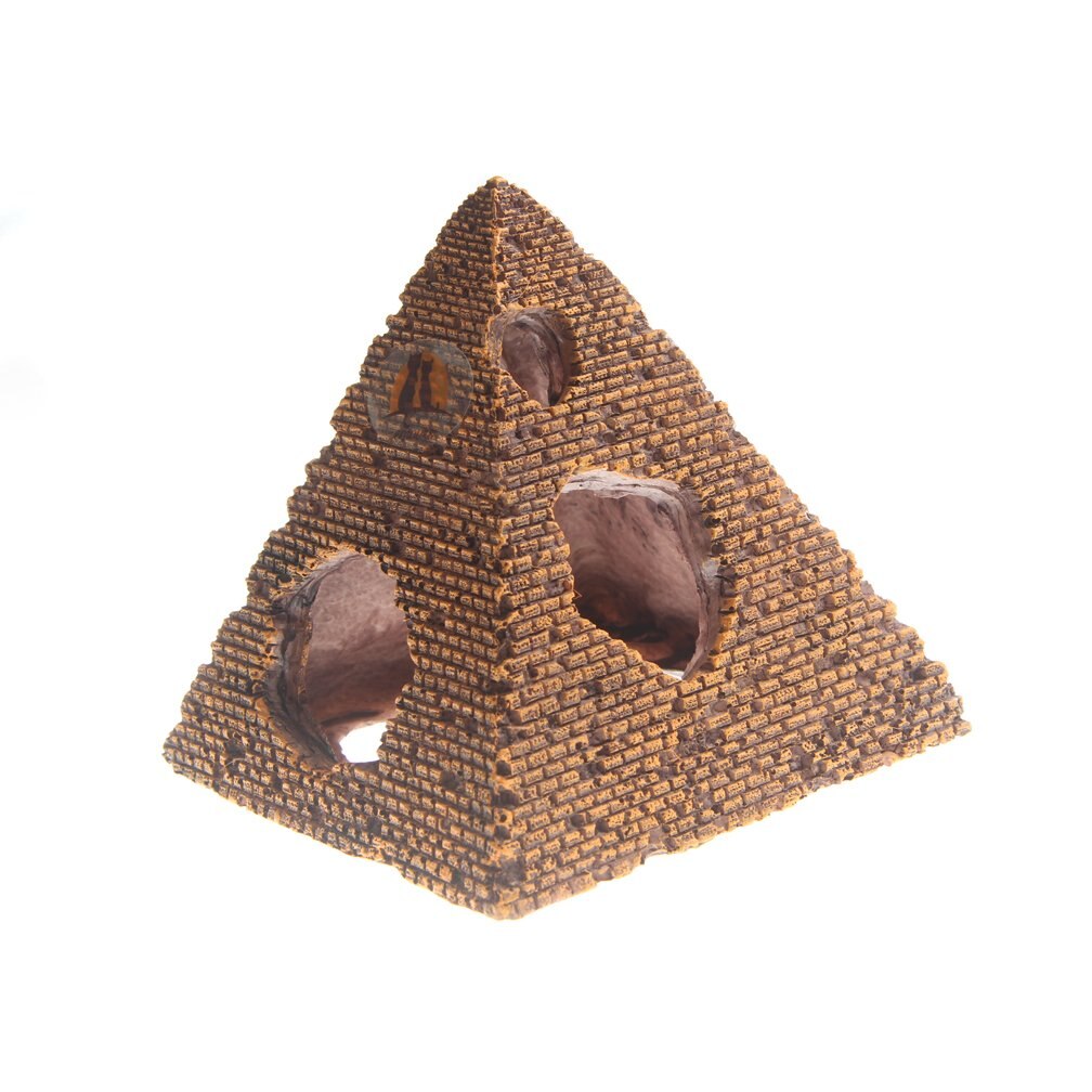 Resin Egyptian Pyramids Reptile Shrimp Fish Hideou... – Grandado