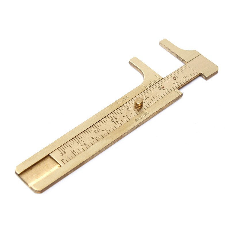 Mini Solid Brass Sliding Gauge Vernier Caliper 80m... – Vicedeal