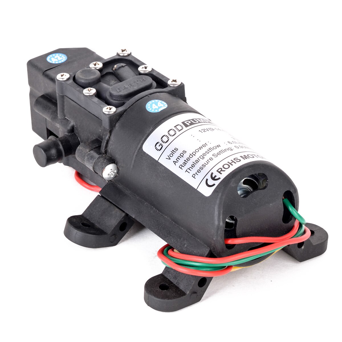 High Pressure Diaphragm Self Priming Water Pump DC... – Grandado
