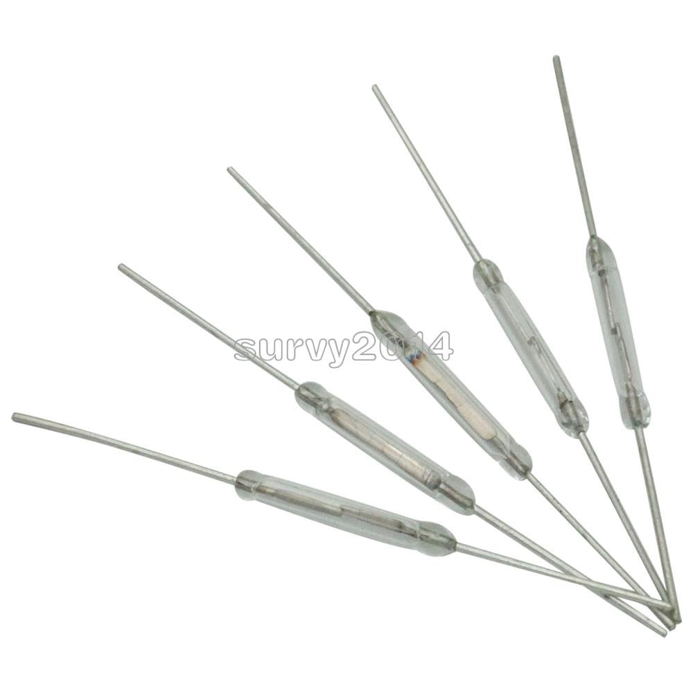 5pcs N/O Reed switch Magnetic Switch 2 * 14mm Norm... – Grandado
