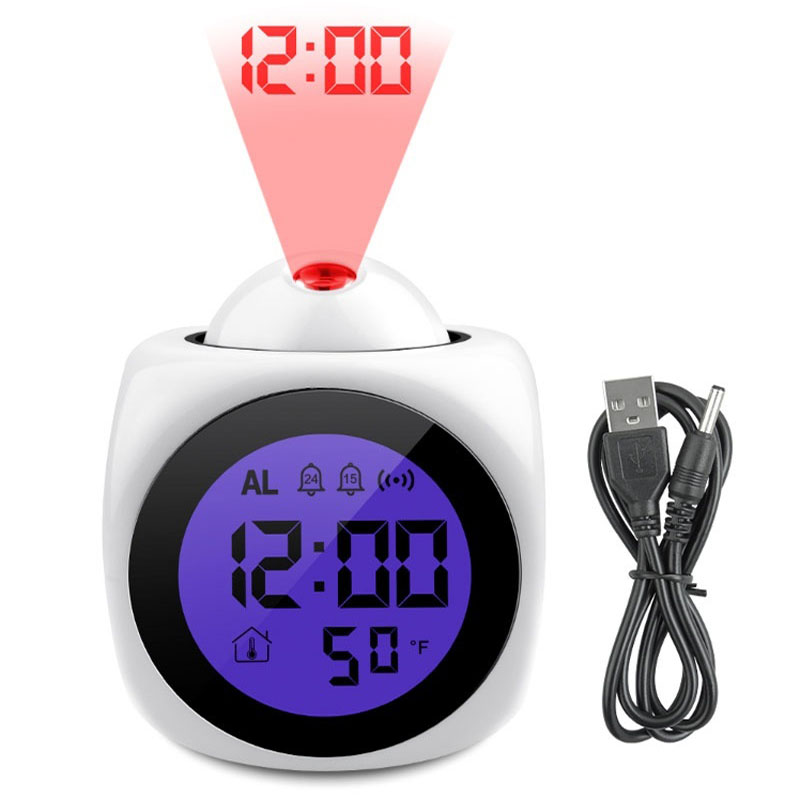 Projectie Wekker Night Lights Temperatuur Digitale... – Vicedeal