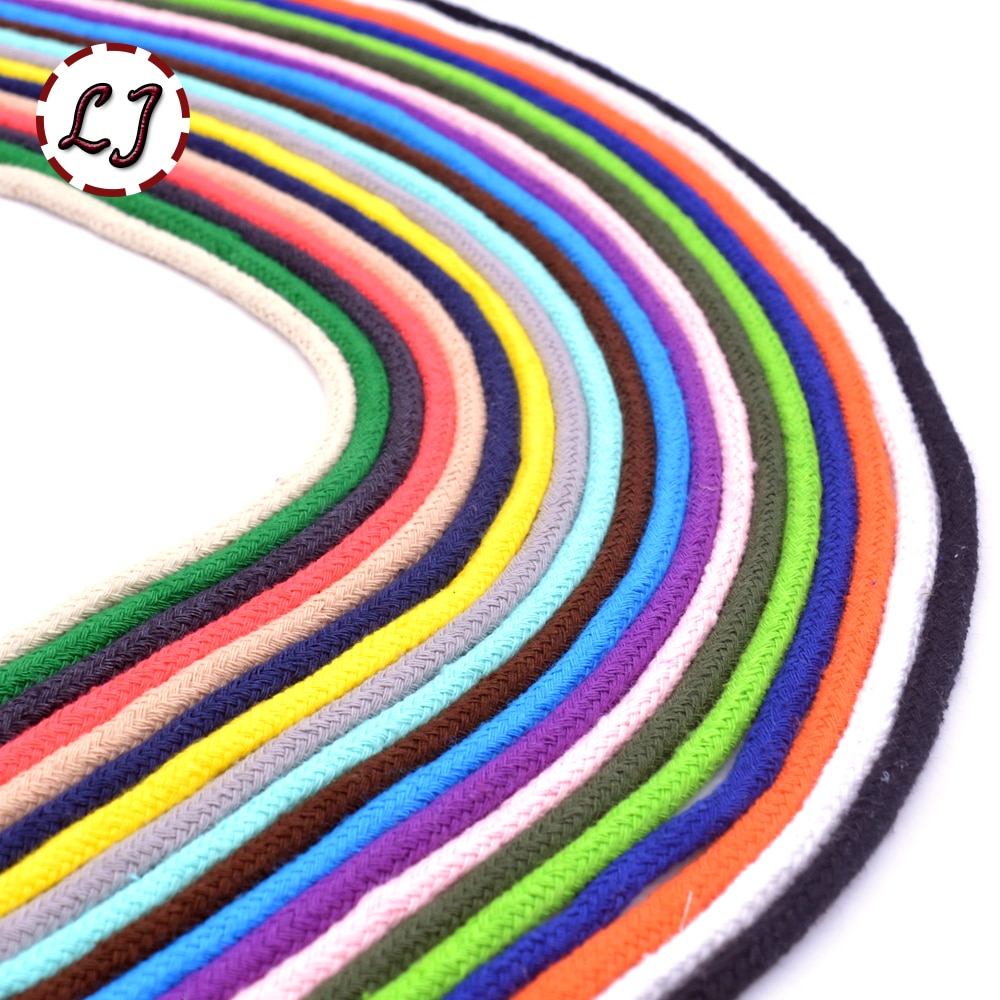 5mm colorful high strength Handmade Woven Cotton C... – Grandado