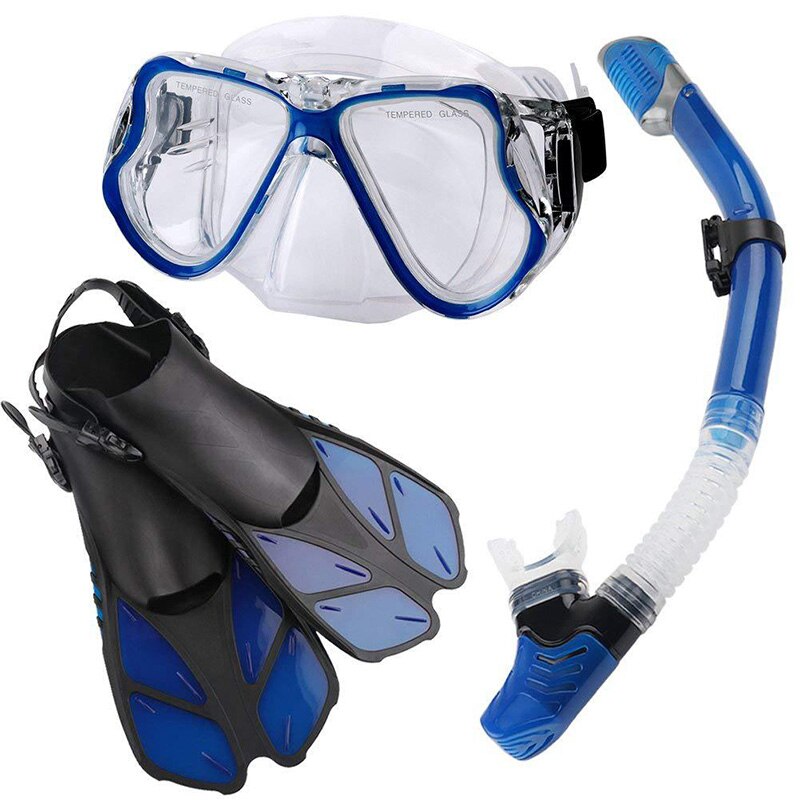 Scuba Diving Goggles Snorkel Anti-fog Silicone Mas... – Grandado