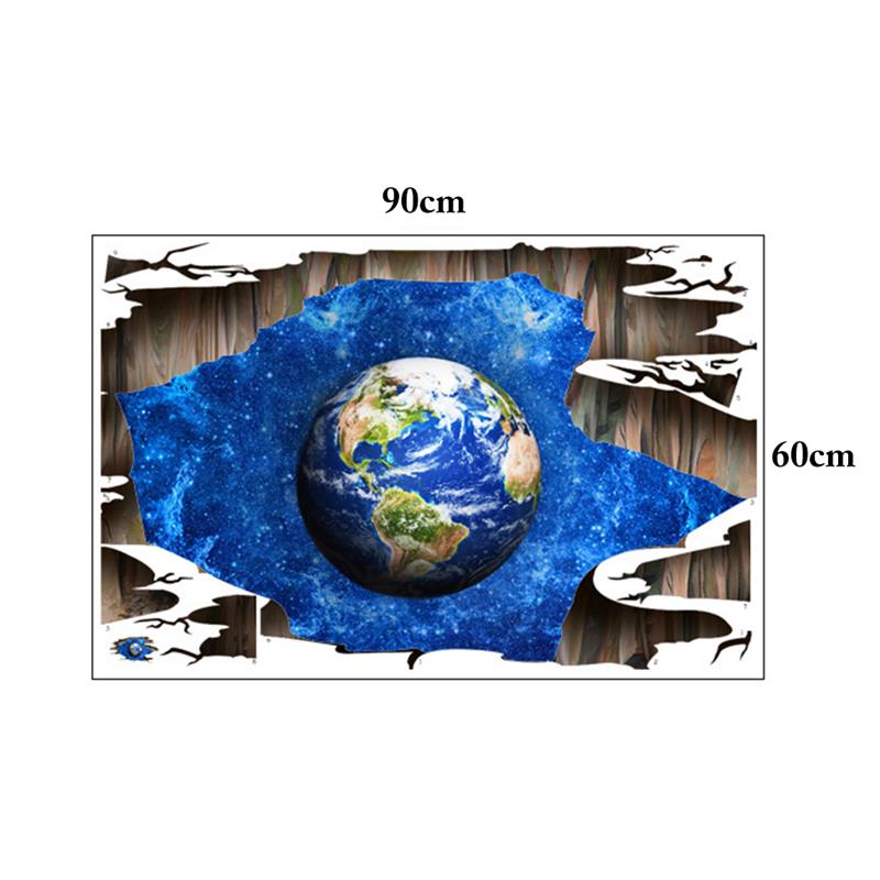 Room Wall Sticker Self-adhesive 3D Universe Room W... – Grandado