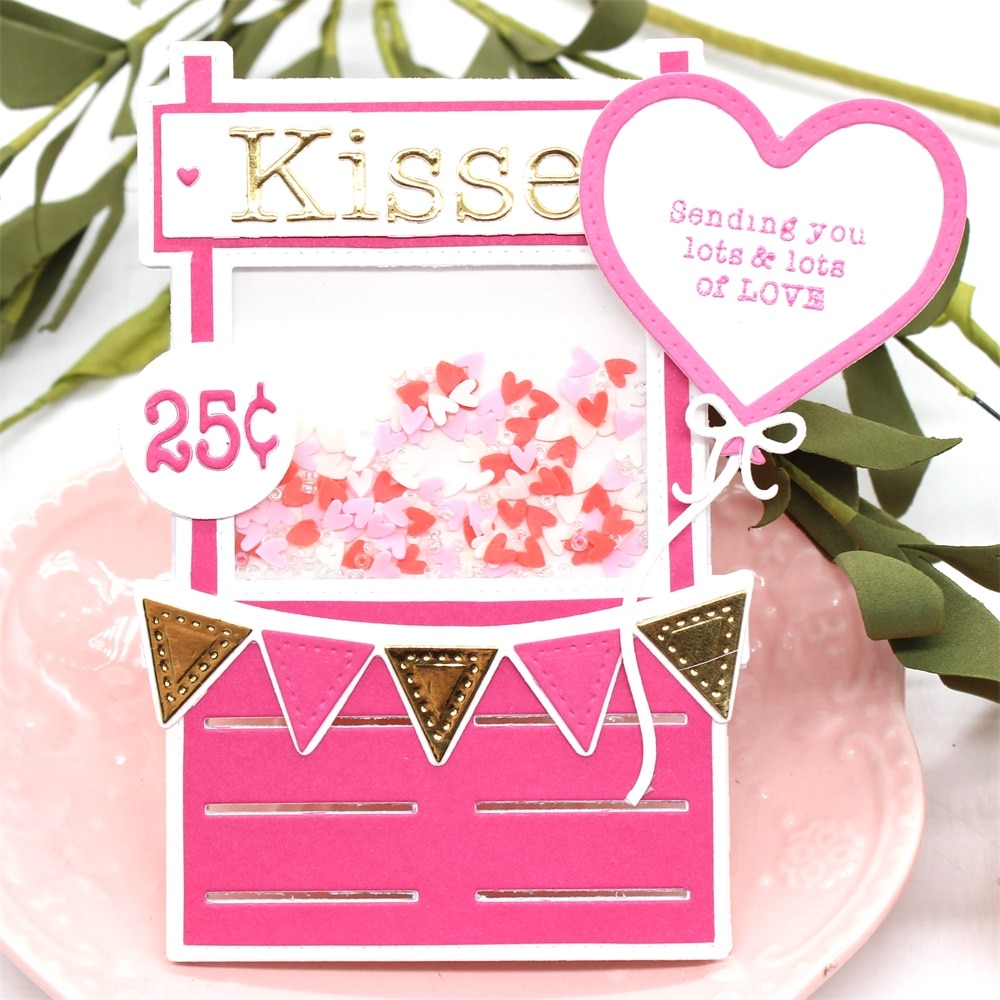 KSCRAFT Kissing Booth Metal Cutting Dies Stencils ... – Vicedeal