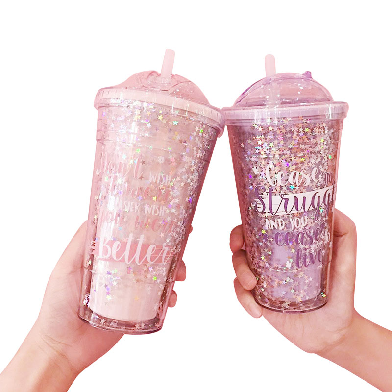 Beautiful Stars Doodle Pattern Cups double Layer P... – Grandado