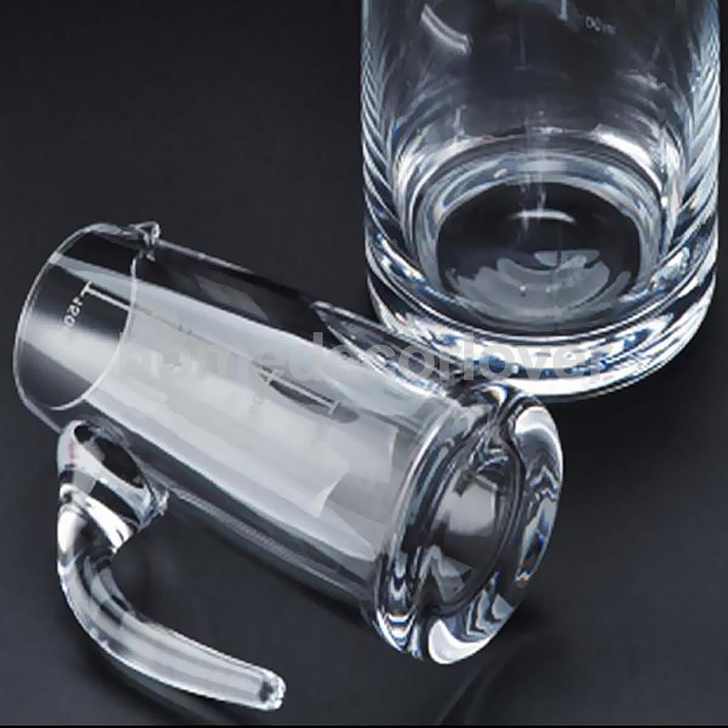 Clear Glass Beer Mug Tankard Graduated Juice Jug W... – Grandado