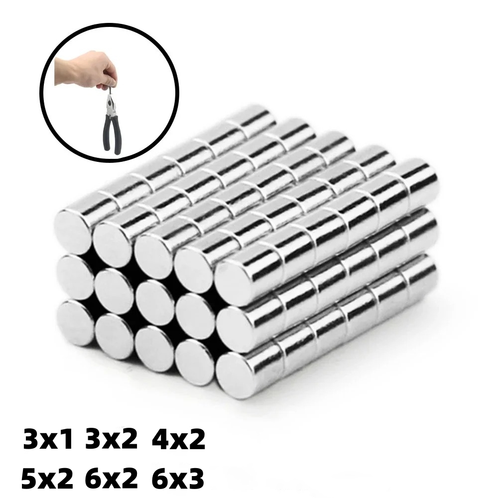 Round 3x1,3x2,4x2,5x2,6x2,6x3 Mini Disc Magnets-St... – Vicedeal