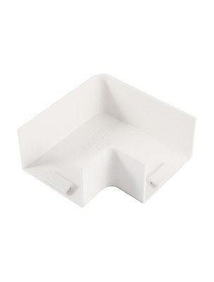 60mm x 40mm 2 Way PVC Flat Angle Mini Trunking Joi... – Grandado