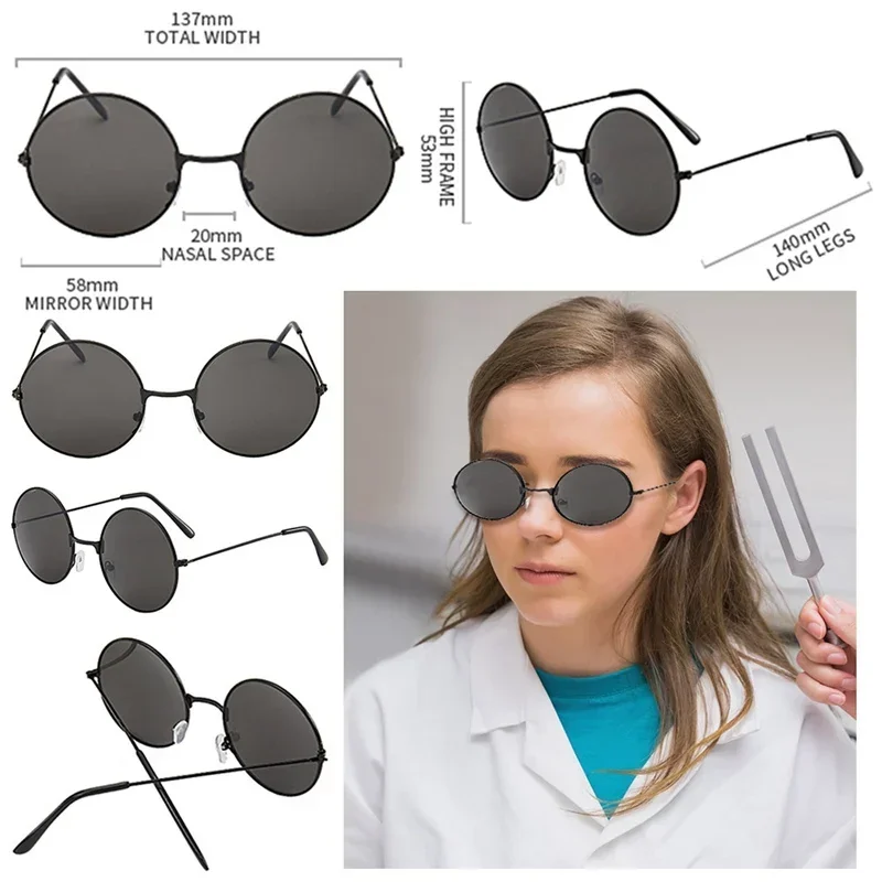 Vintage Retro Polarized Steam Punk Sunglasses Meta... – Grandado