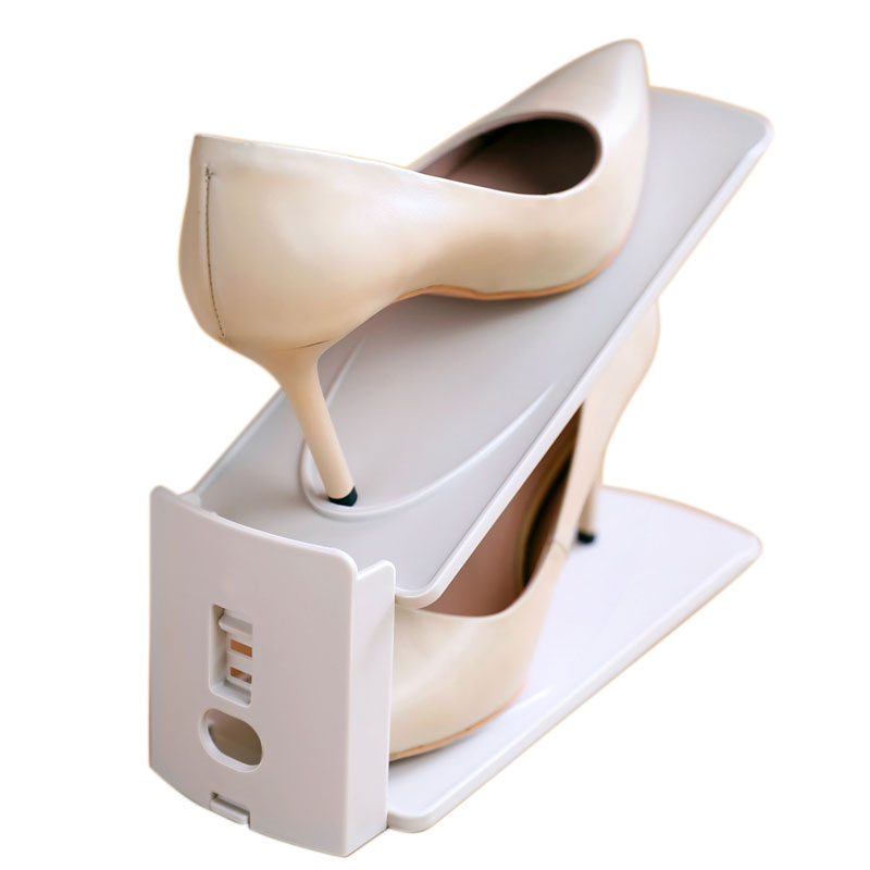 JOYBOS 6-Pack Shoe Storage Rack Double-Layer Adjus... – Grandado