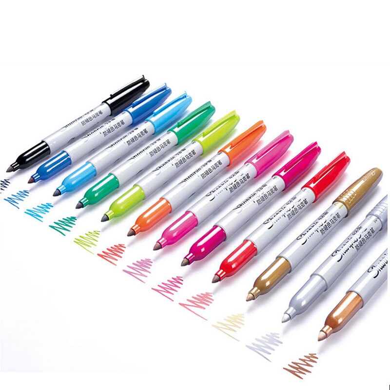 24pcs/set Sharpie Marker Pen Student Animation Art... – Grandado