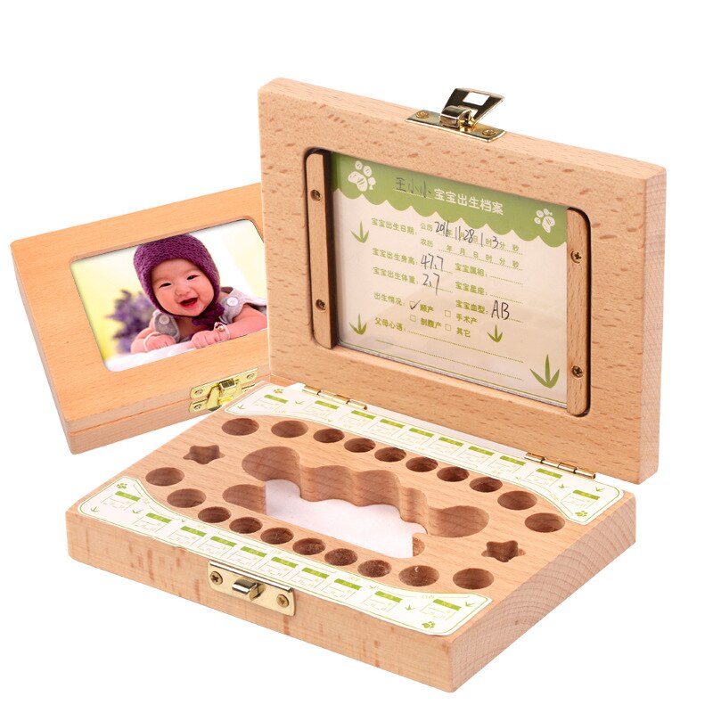 Frame Lanugo Deciduous Teeth Storage Box CHILDREN&... – Vicedeal