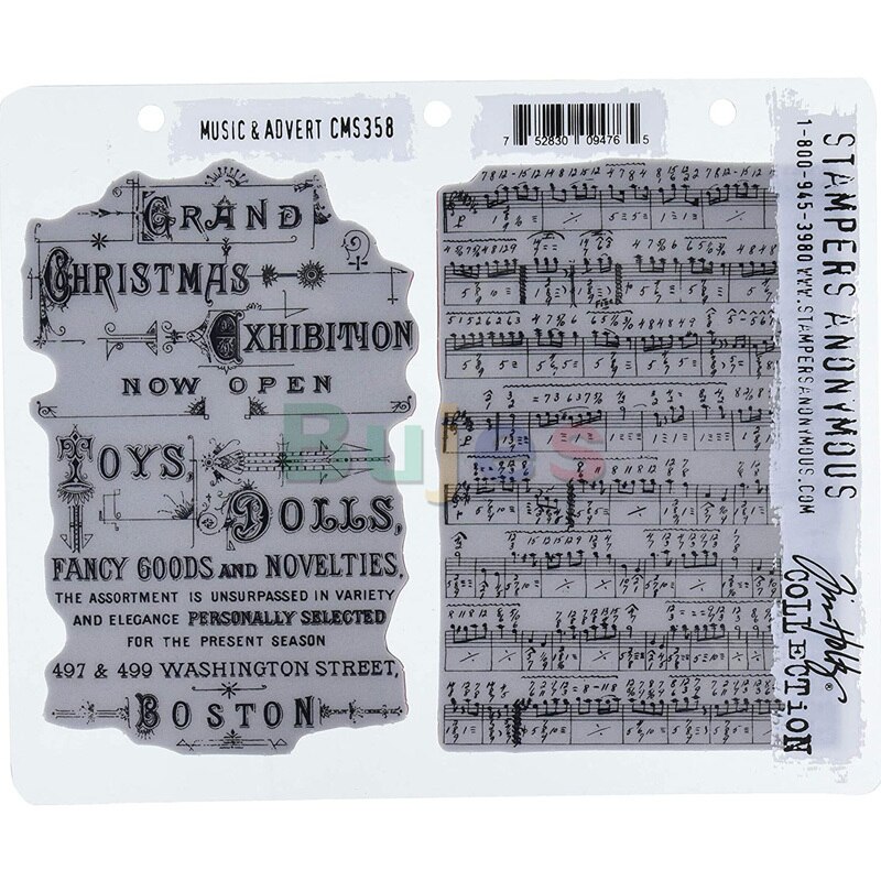 Stampers Anonymous CMS358 ClingStamp TH Music &... – Vicedeal