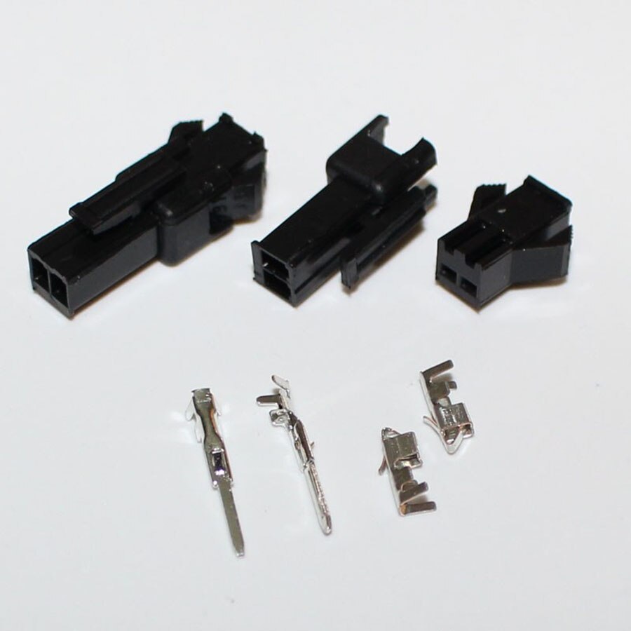 100 Sets JST 2.54mm SM 2 Pin 2 Way Multipole Conne... – Vicedeal