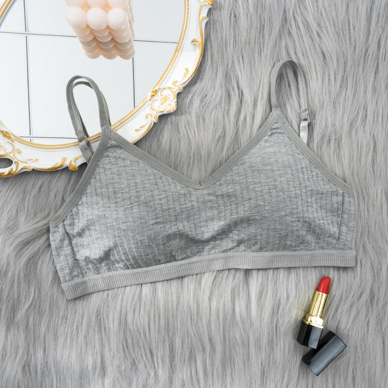 Elastic Gathering Bralette Push Up Bra Summer Anti... – Grandado