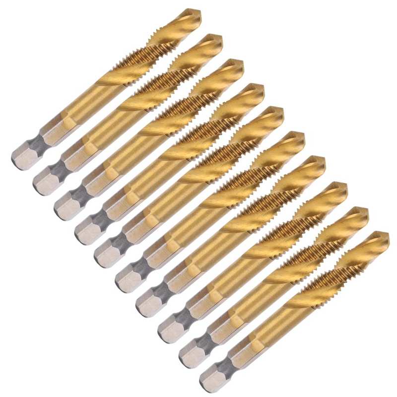 10pcs M8 HSS Screw Tap Kit High Speed Steel 6.8mm ... – Grandado