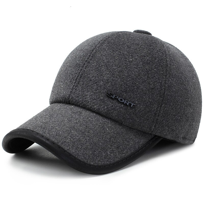 Warme Baumwolle Dicker Snapback Kappe HEIßER Winte... – Grandado