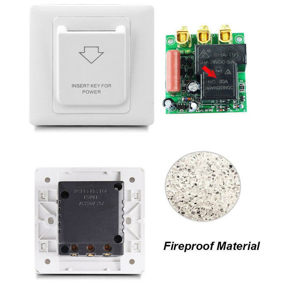 Hotel Energy Saving Switch 86 Type Magnetic Card P... – Grandado