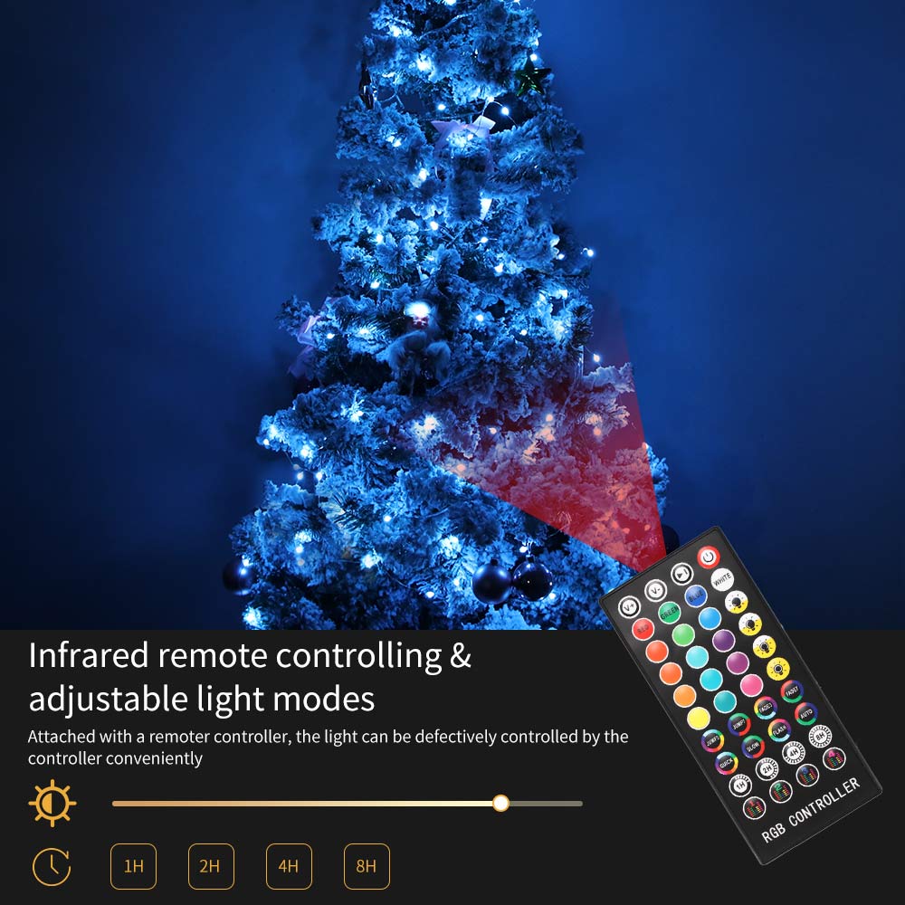 LED String Lights Christmas Fairy Lights with Remo... – Grandado