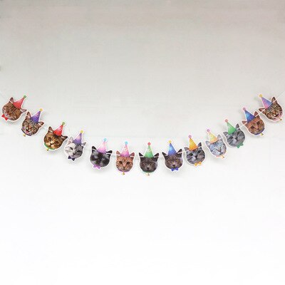 Dog Birthday Party Decor Banner Bunting Garland Ba... – Grandado