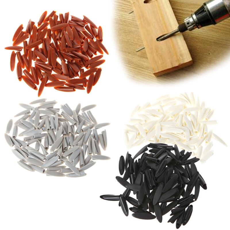 100Pcs Pocket Plugs Plastic Cap Woodworking Hide H... – Grandado