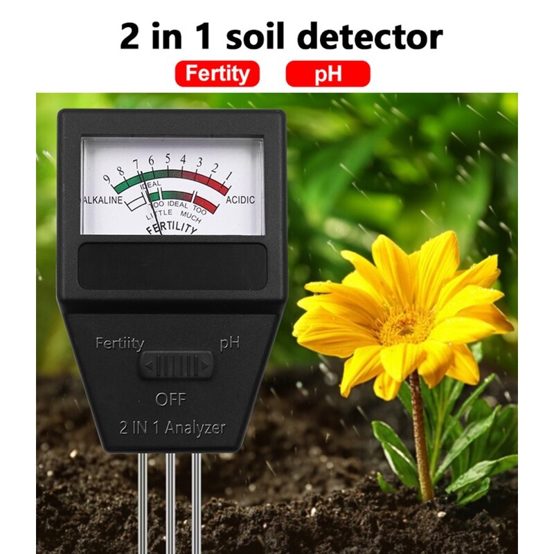 Upgraded 2 in 1 Soil PH & Fertility Analyzer S... – Vicedeal