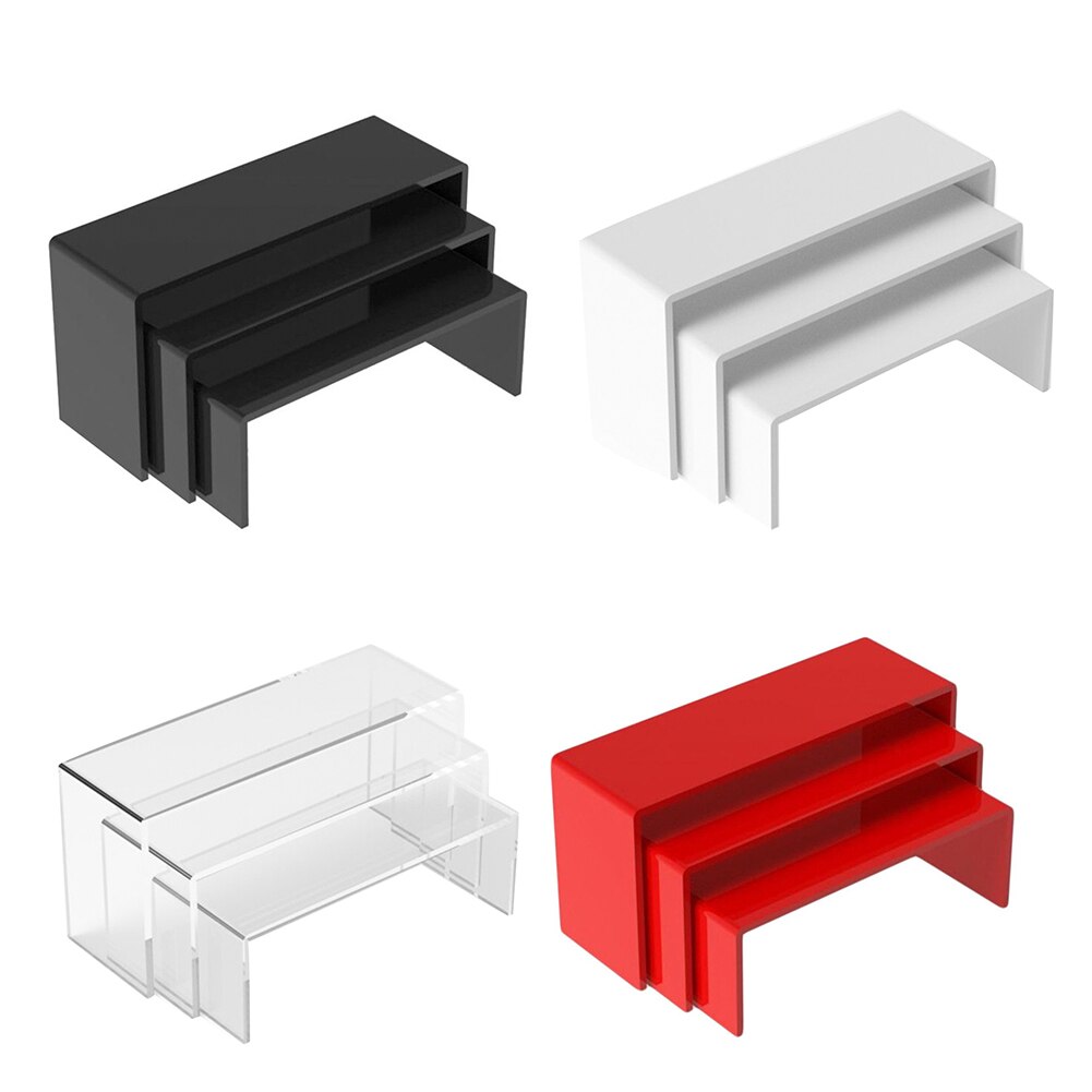 3Pcs/Set 3mm Acrylic U Type Display Stand Cabinet ... – Vicedeal