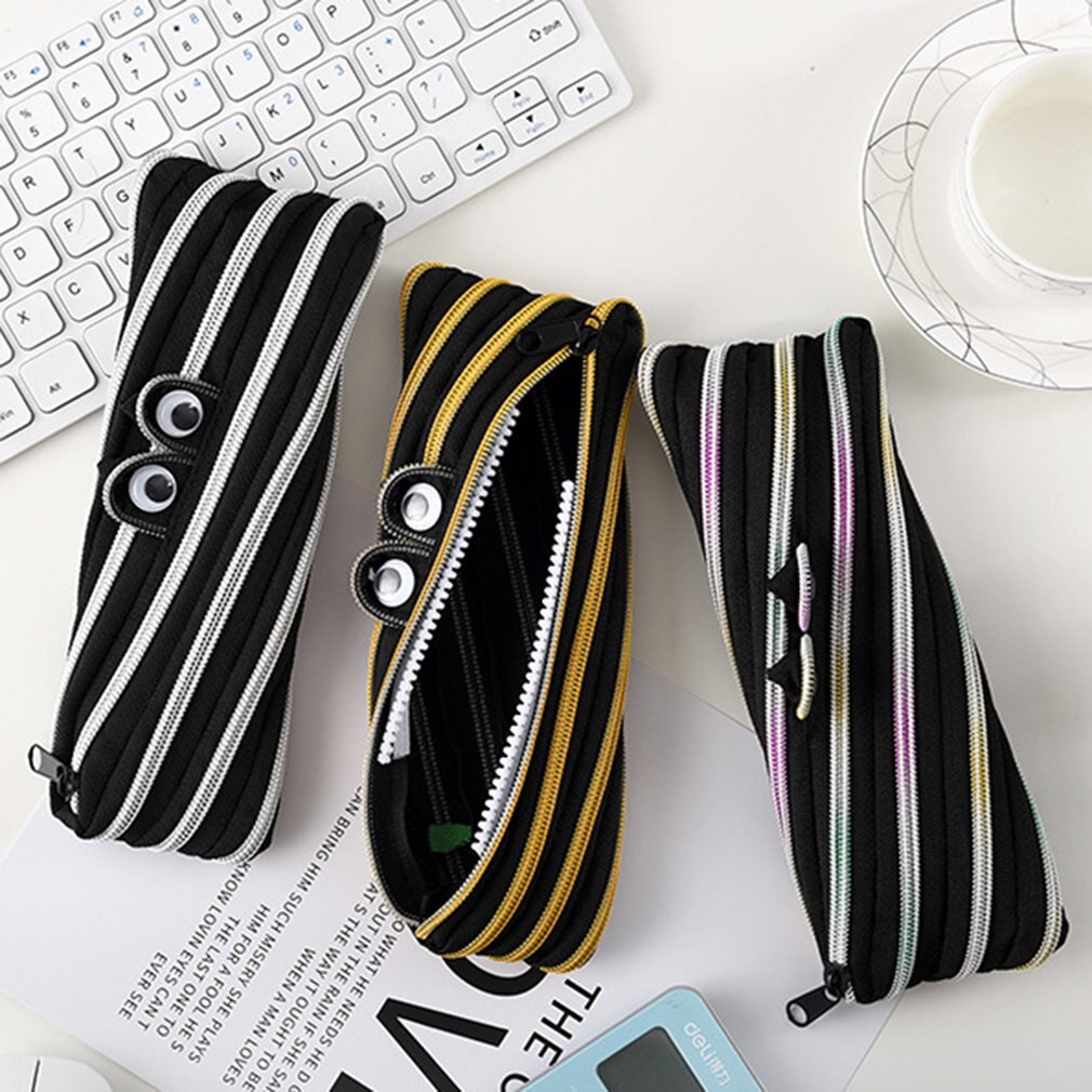 Zipper Little Monster Pencil Case Personality Stat... – Vicedeal