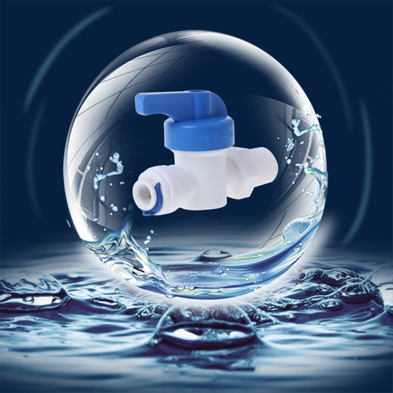Straight Inline Ball Valve Tube Quick Connect RO W... – Grandado
