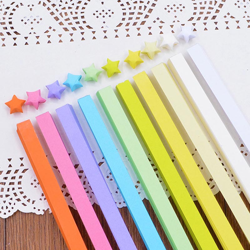 Mixed Color Paper Craft Set Handmade Folding Lucky... – Grandado