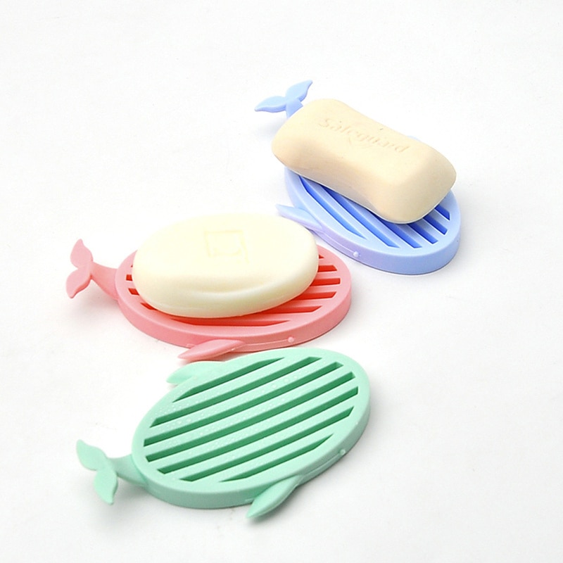 4 Colors Double Lattice Soap Dish Box Case Holder ... – Vicedeal