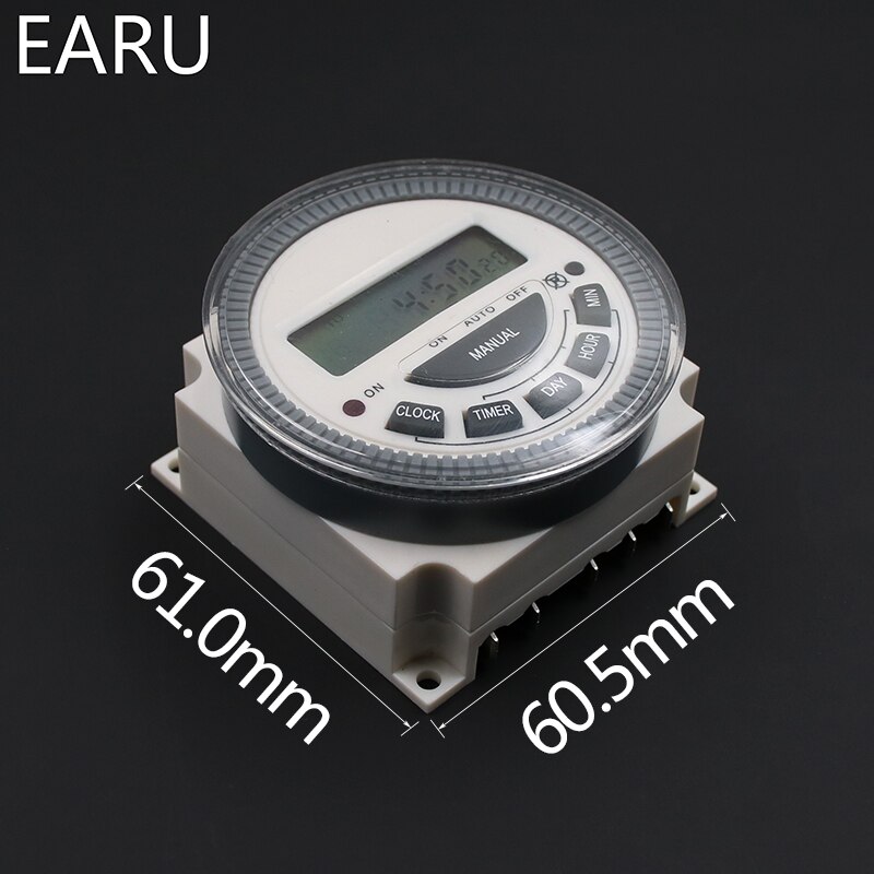 EARU TM619 AC 220V 230V 240V Digital LCD Power Tim... – Grandado