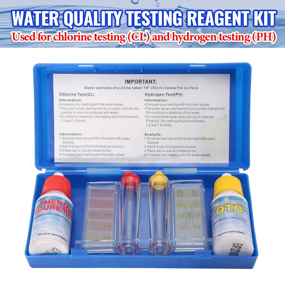 PH Chlorine Water Test Kit Tester Hydrotool Testin... – Vicedeal
