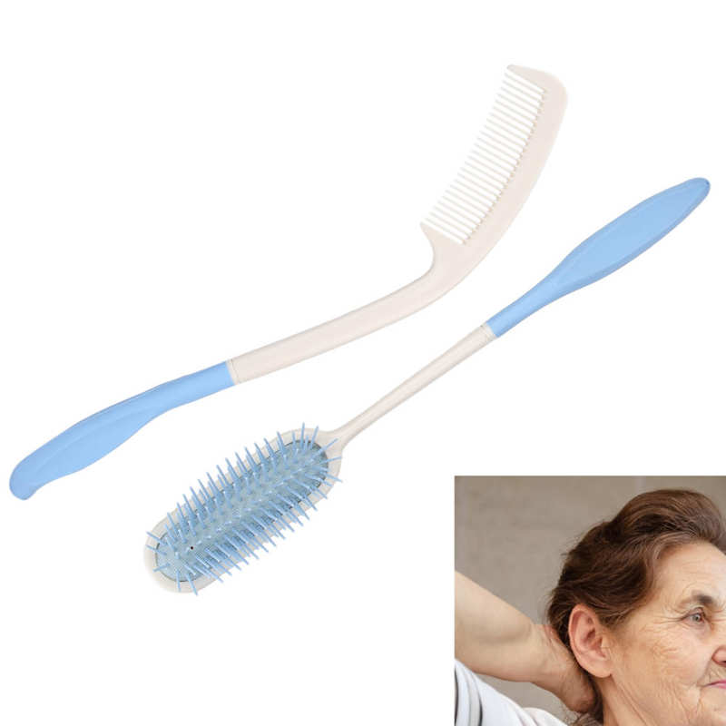 Extra Long Hair Brush Elderly Long Handled Comb Ai... – Grandado