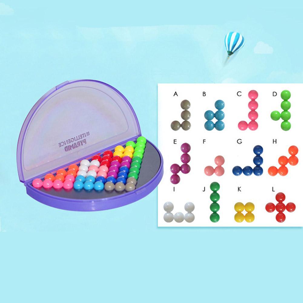 Children IQ Pyramid Beads Puzzle Brain Teaser Educ... – Grandado