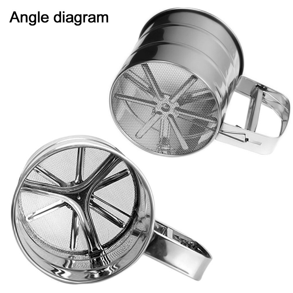 Mesh Sifter Handheld Cup Strainers 3 Layer Easy Cl... – Grandado
