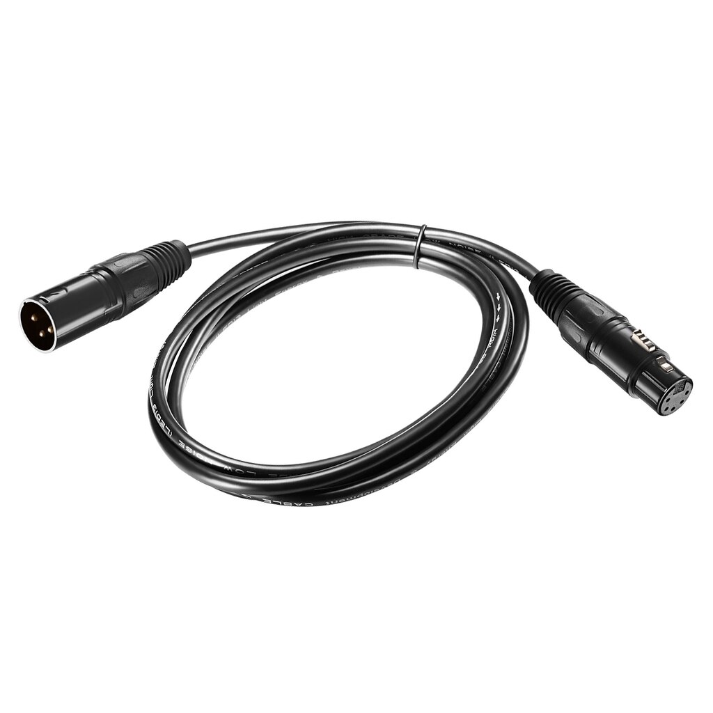 6.5Ft XLR 3-Pin Male to 5-Pin Female Turnaround DM... – Grandado
