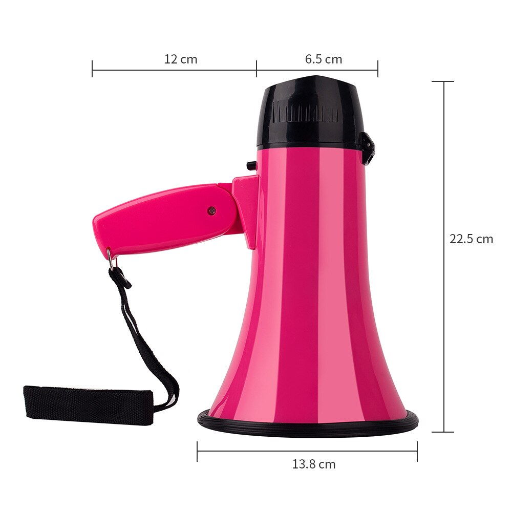 Multicolor handheld megaphone tweeter portable rec... – Vicedeal