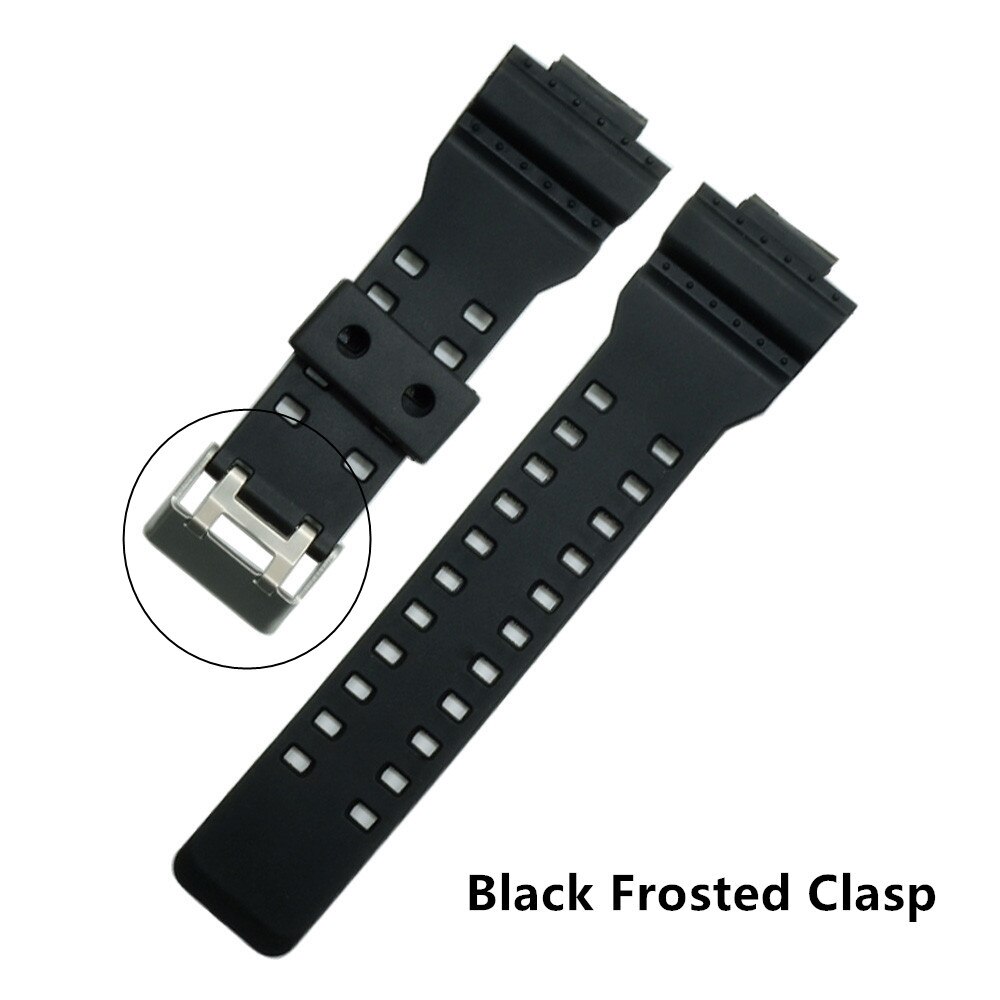 16mm Silicone Rubber Watch Band Strap Fit For G Sh... – Vicedeal