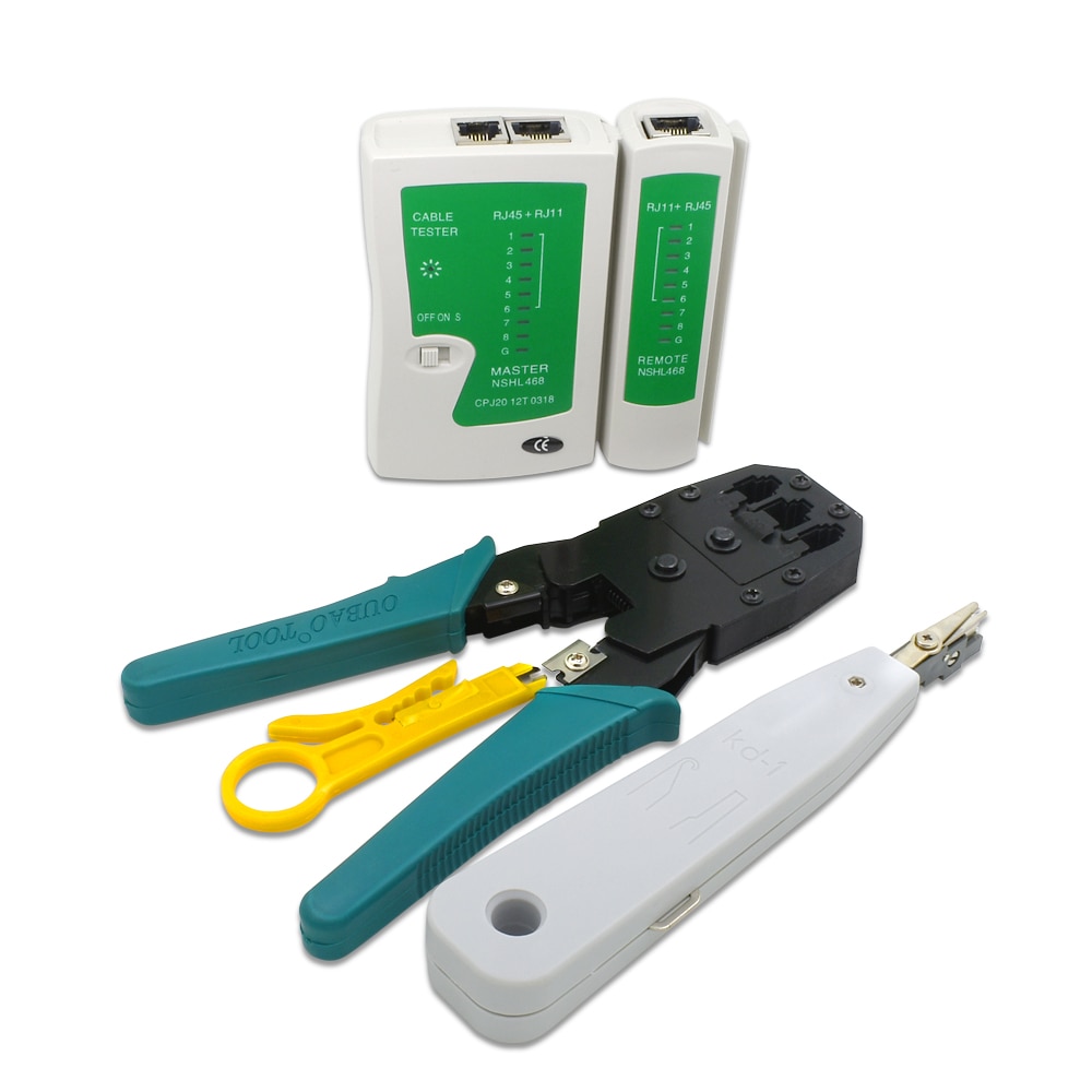 TISHRIC 5-in-1 Network Cable Tester Patchpanel Cab... – Grandado