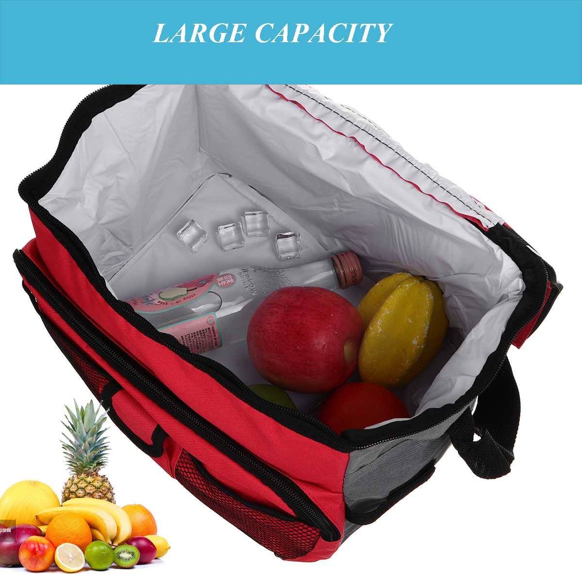 3L Portable Lunch Bags Insulated Box Tote Thermal ... – Grandado