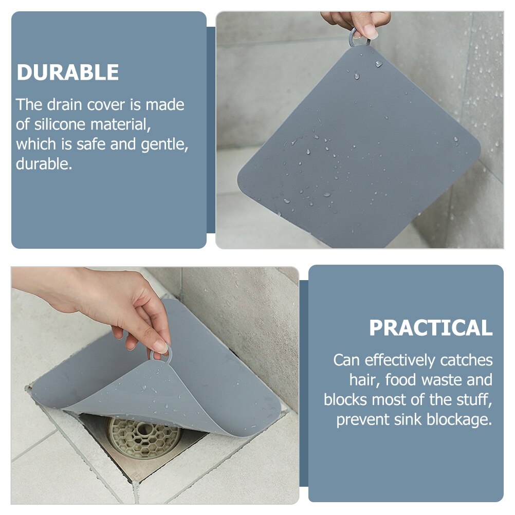 2pcs Floor Drain Silicone Covers Sewer Cover Sewer... – Vicedeal